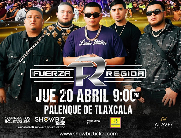 Boletos | FUERZA REGIDA - 20 ABRIL PALENQUE TLAXCALA | ShowBizTicket